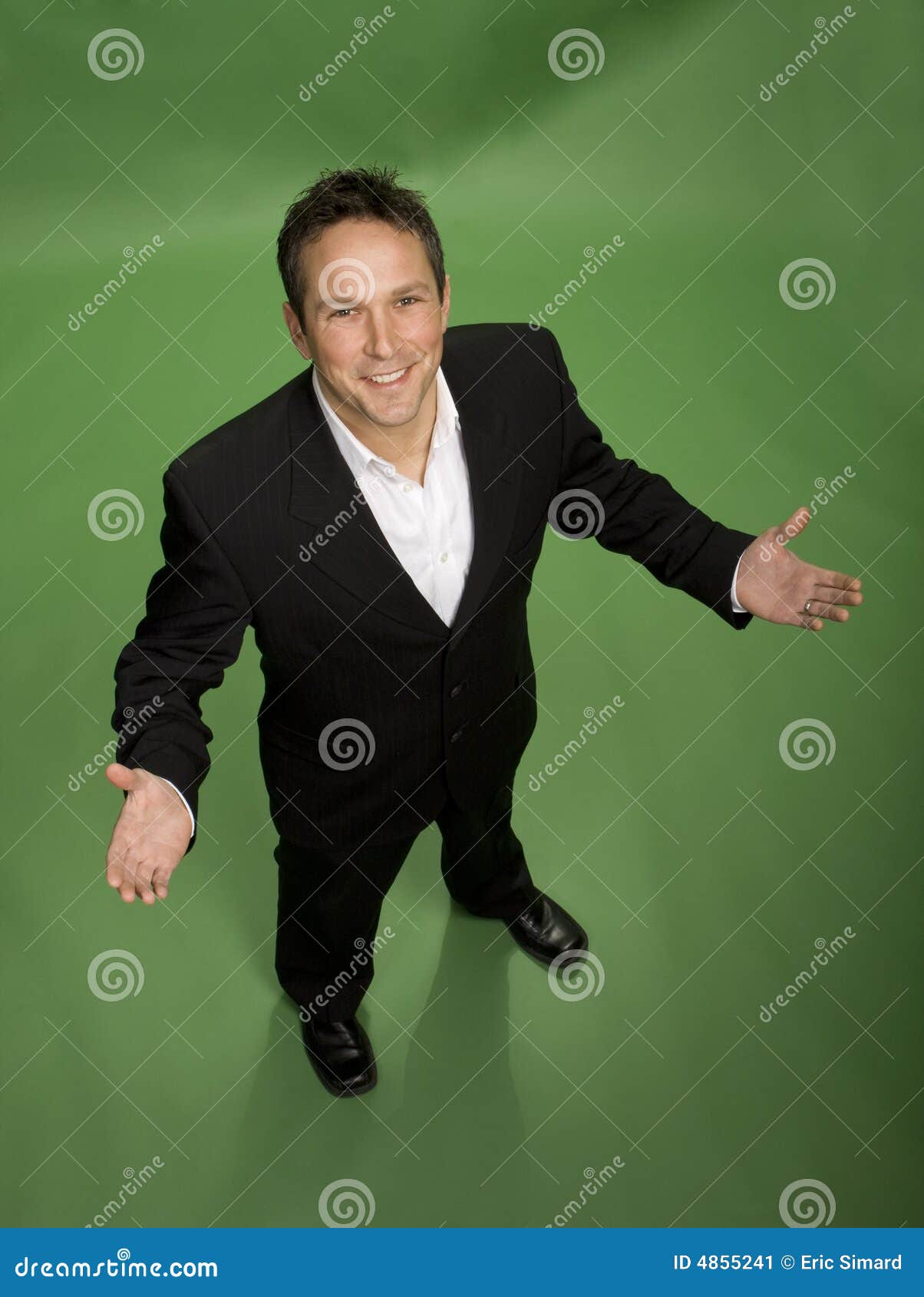 Approachable Young Businessman Stock Image - Image of diminishing ...