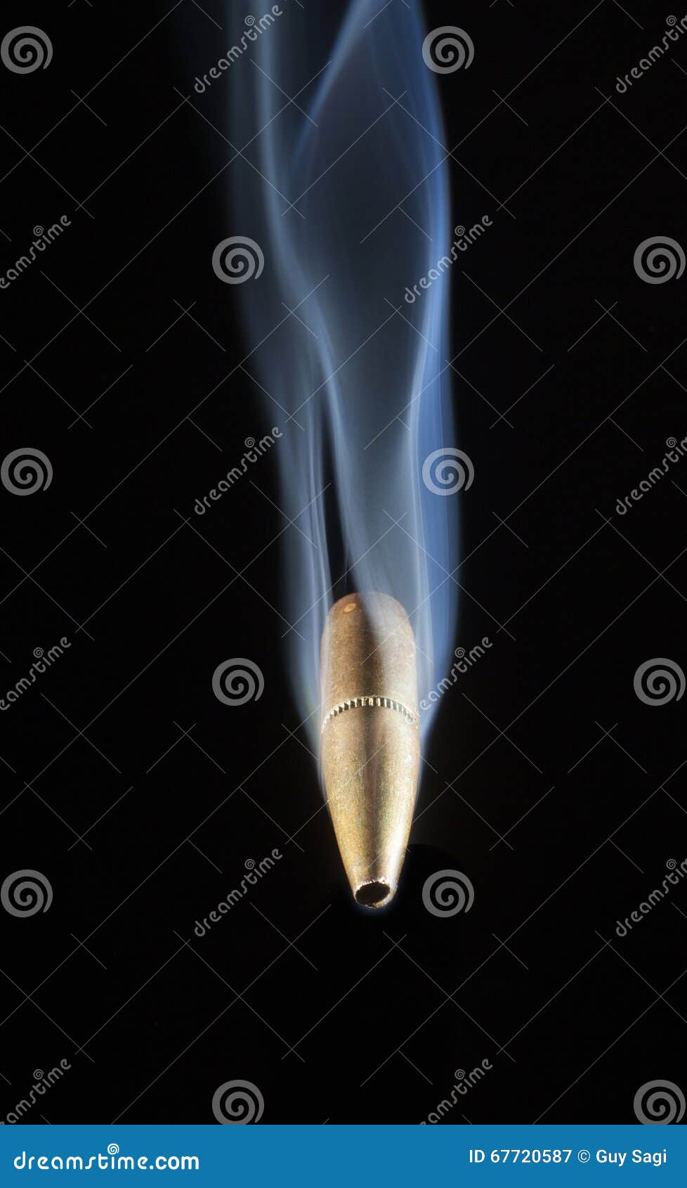 Approaching bullet stock image. Image of fast, smoke - 67720587