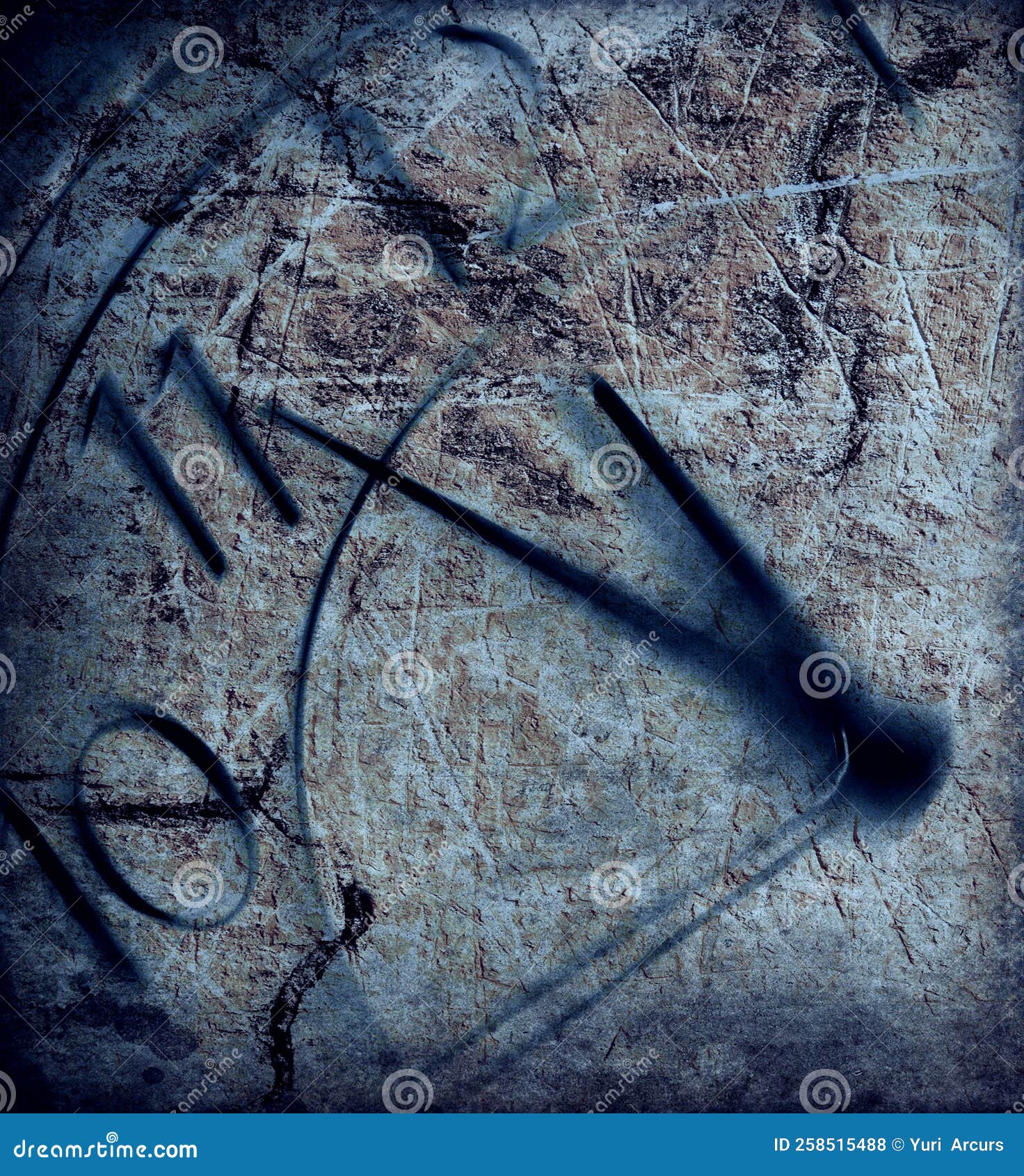 Approaching the Final Hour...a Clock with the Minute Hand Nearing ...