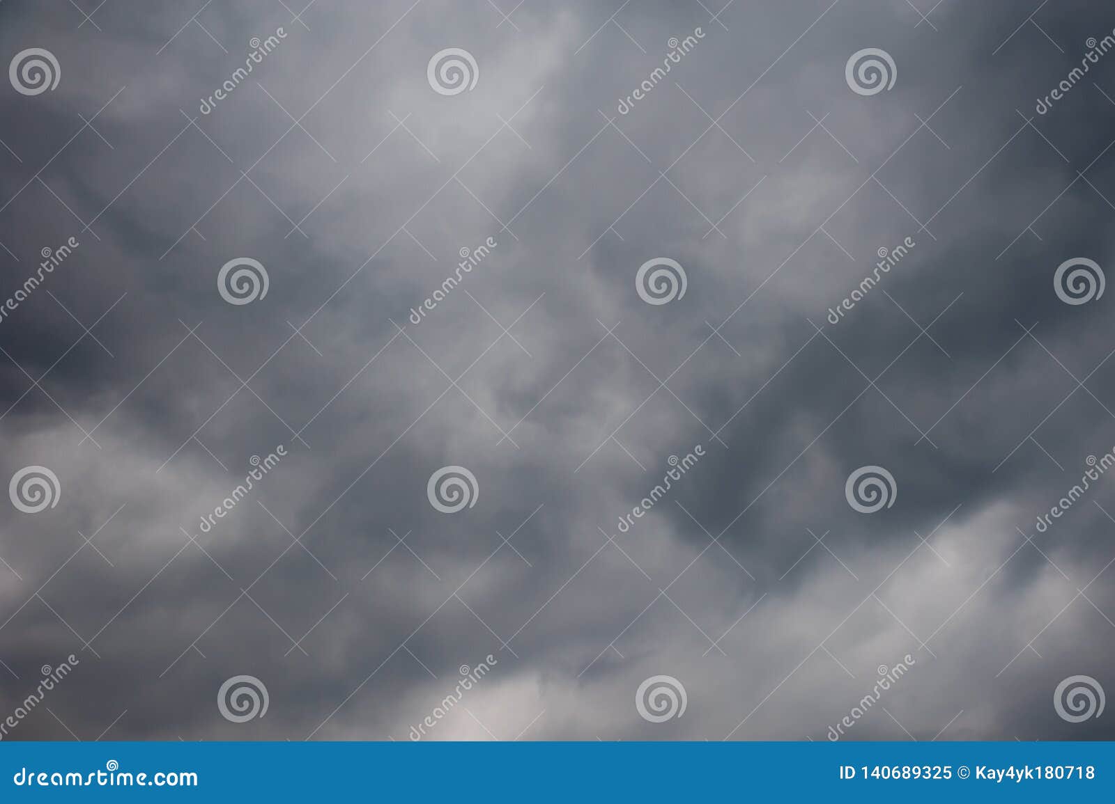 Approaching Rain, Dark Sky in the Clouds Stock Image - Image of ...
