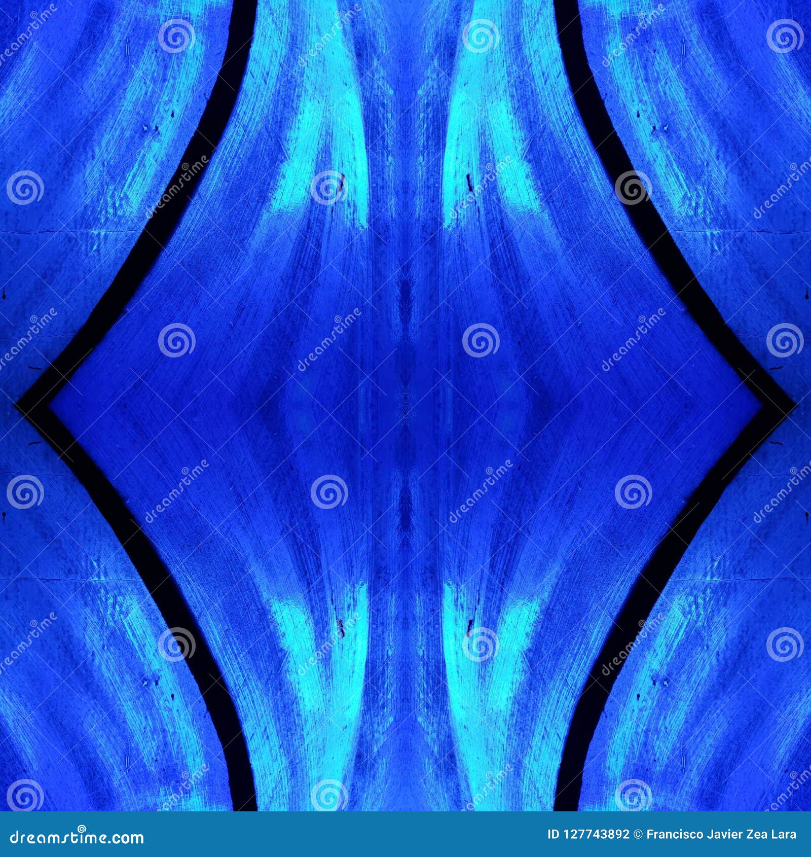 Approaching the Stained Glass in Blue Colors, with Symmetry and ...