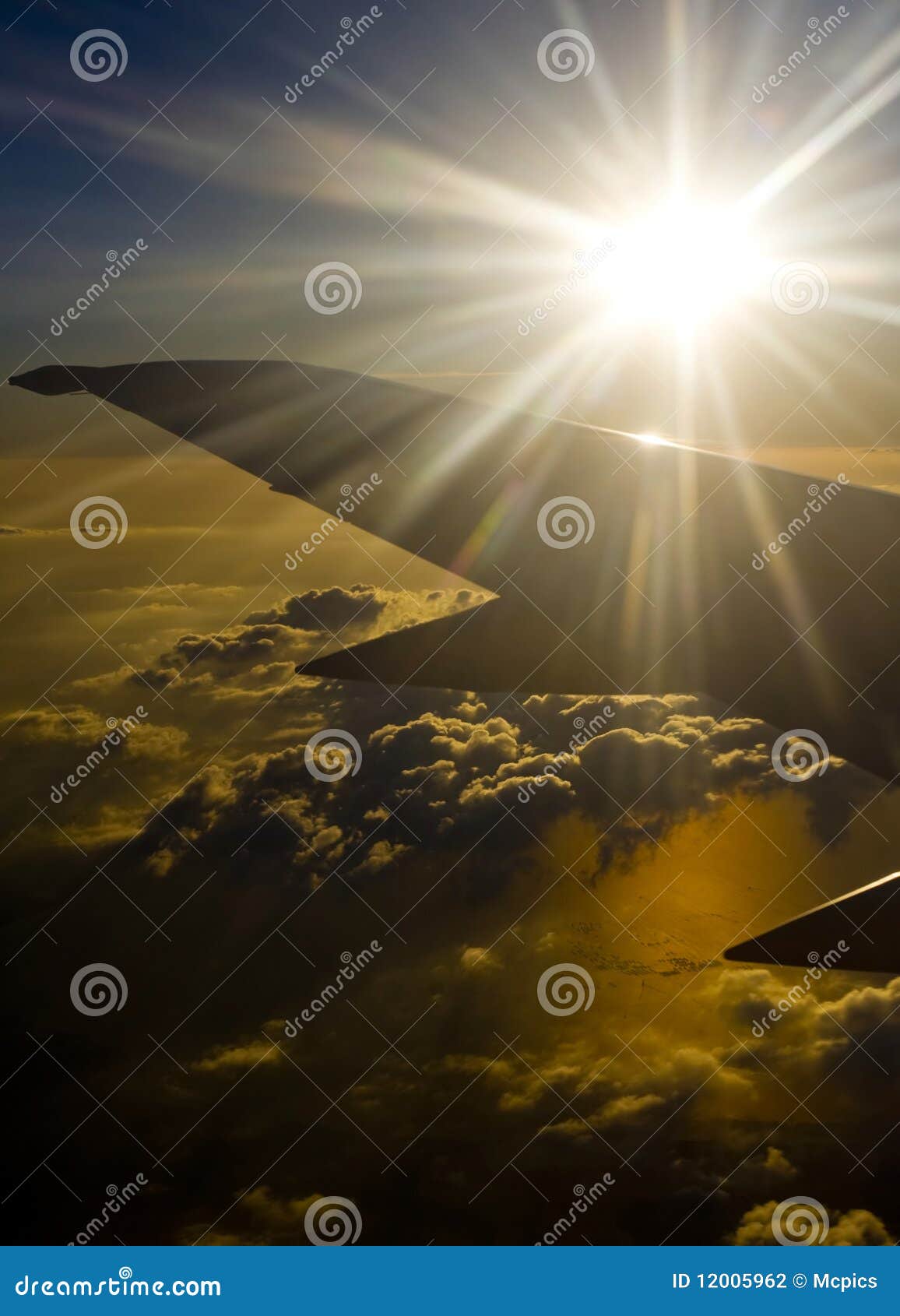 Approaching Thailand at Sunset Stock Photo - Image of color, earth ...