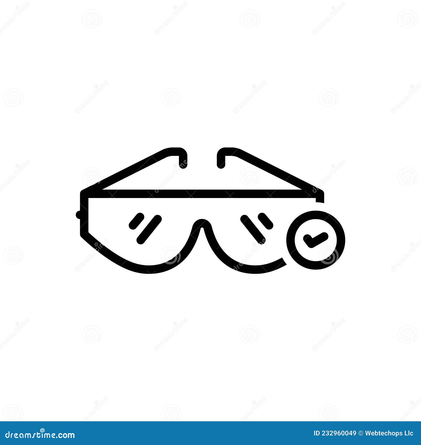 Black Line Icon for Appropriate, Suitable and Convenient Stock Vector ...