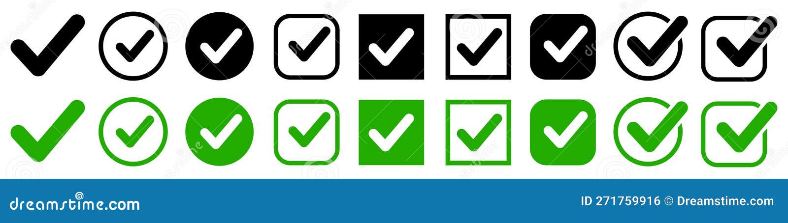 Approval Check Icon Isolated, Set Quality Sign, Green and Black Tick ... Approval Check Icon Isolated, Set Quality Sign, Green and Black Tick ...