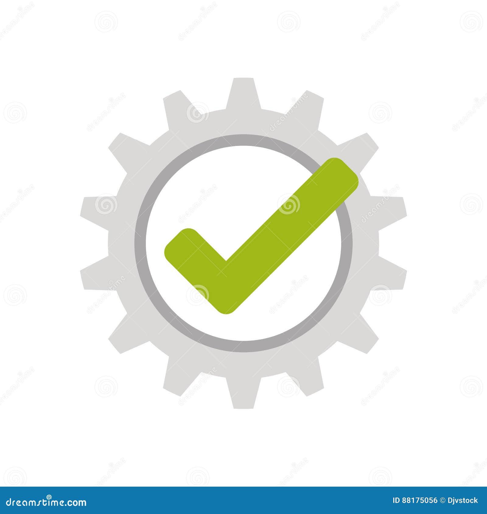 Approval check mark stock illustration. Illustration of checklist ...