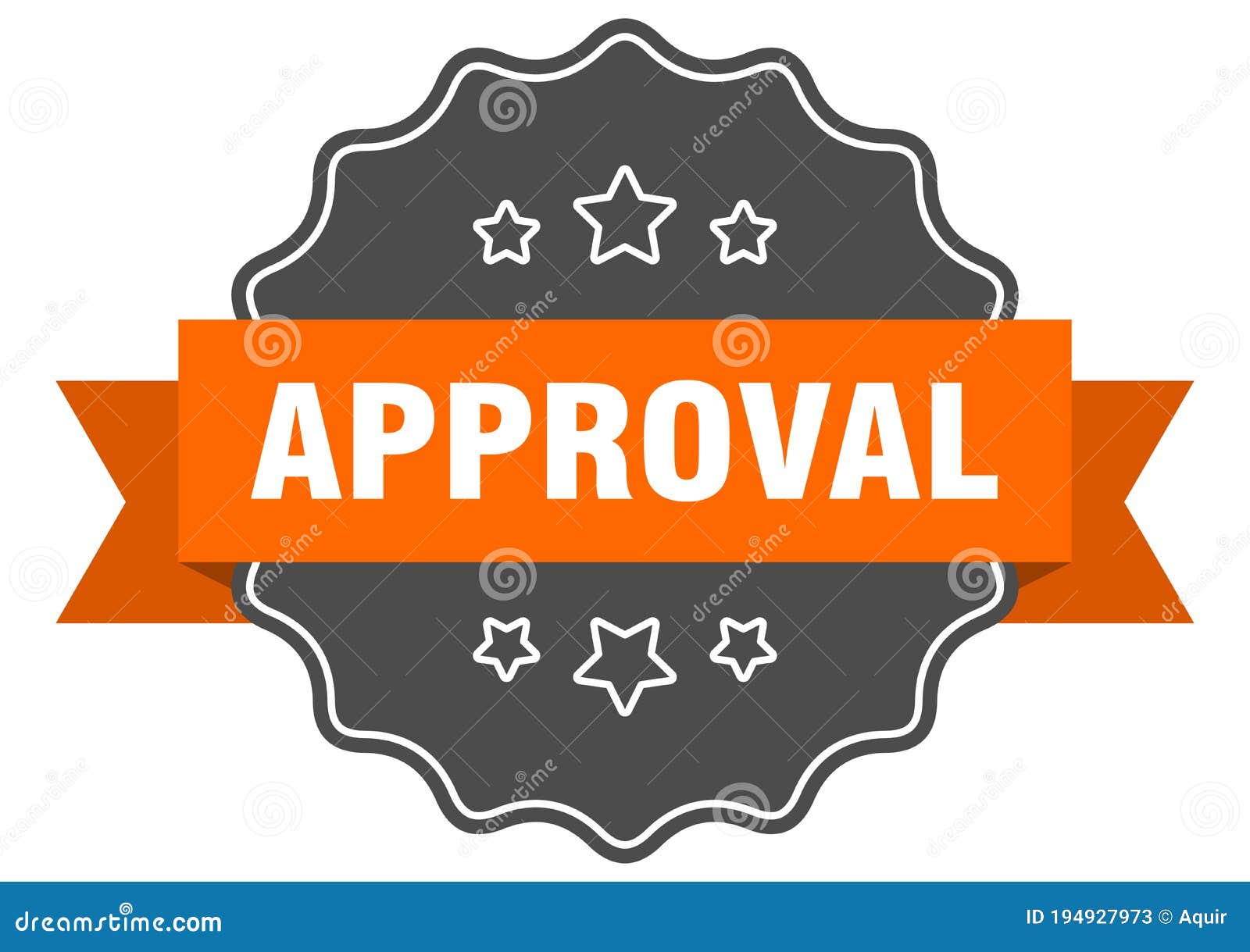 Approval Label. Approval Isolated Seal. Sticker. Sign Stock Vector ...