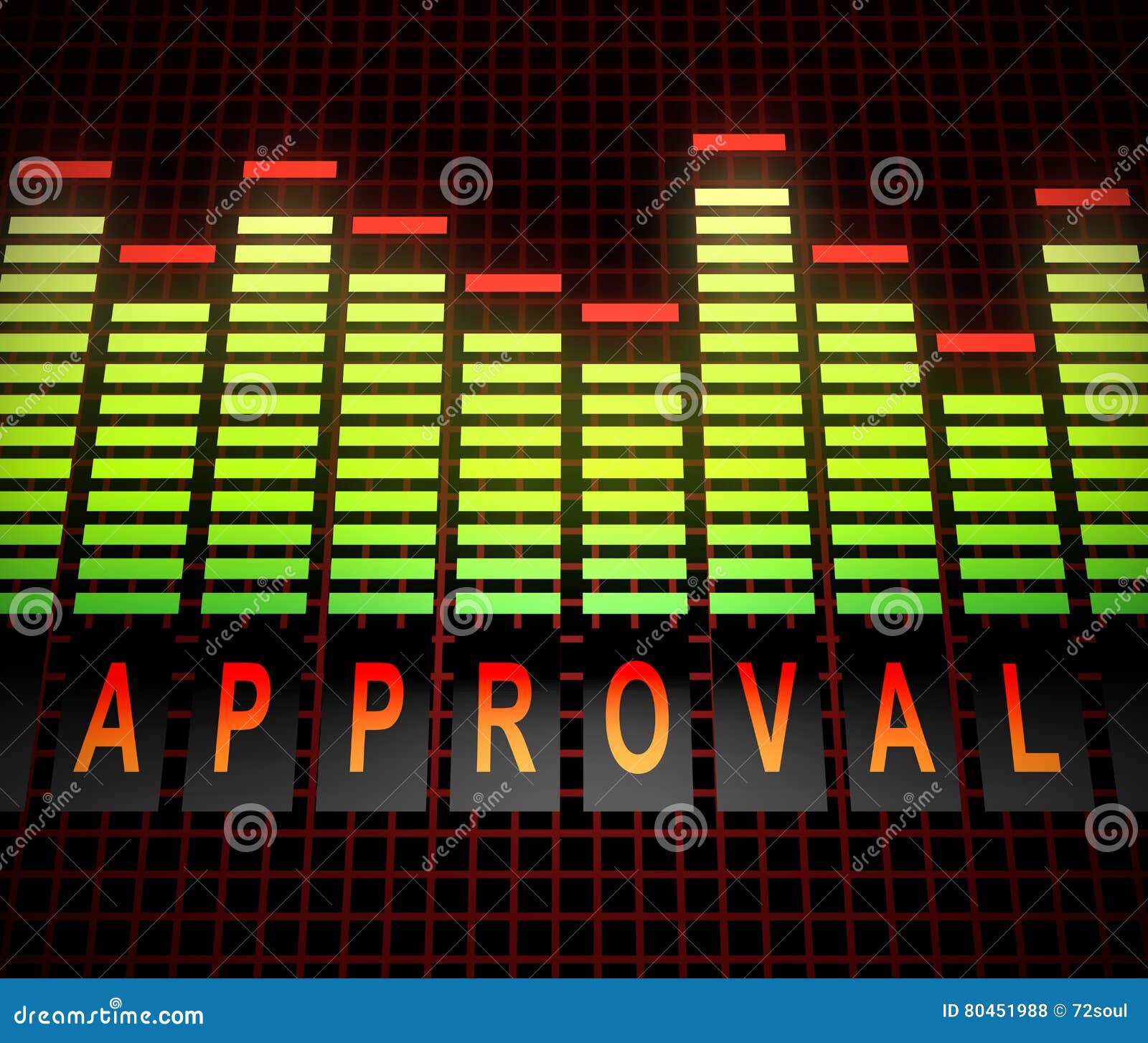 Approval levels concept. stock illustration. Illustration of ...