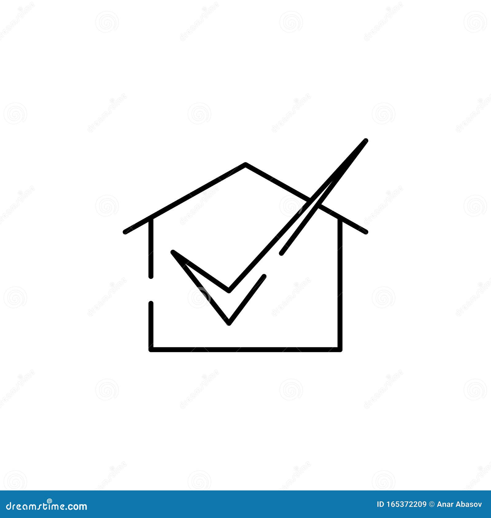 Approval of the Plan at Home Icon. Element of Construction for Mobile ...