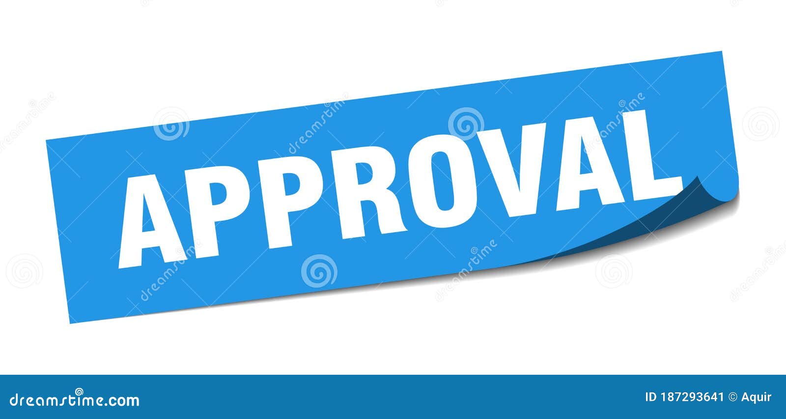 Approval Sticker. Approval Square Isolated Sign Stock Vector ...