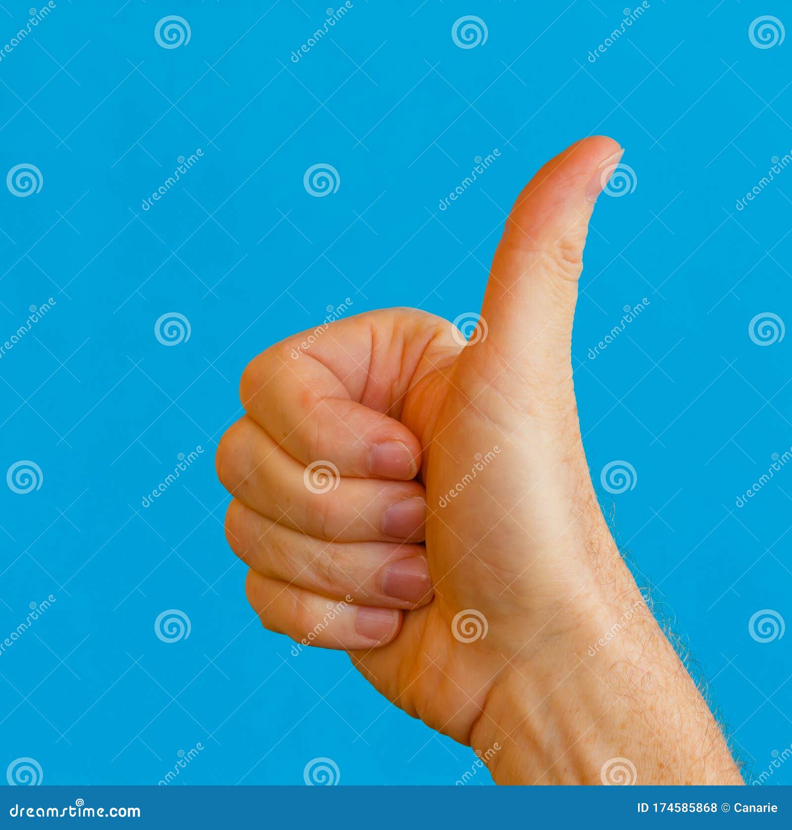 The approval symbol stock photo. Image of sign, thumb - 174585868