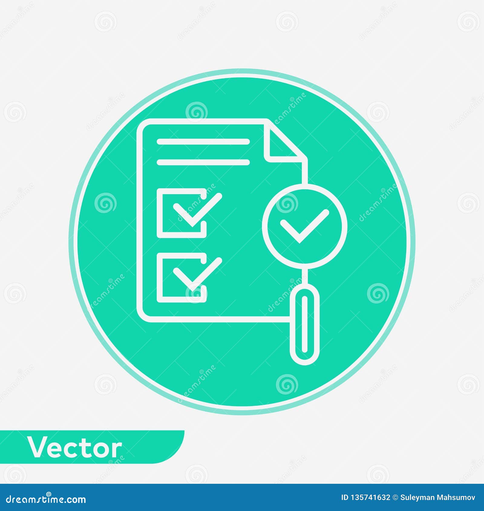 Approval Vector Icon Sign Symbol Stock Vector - Illustration of label ...