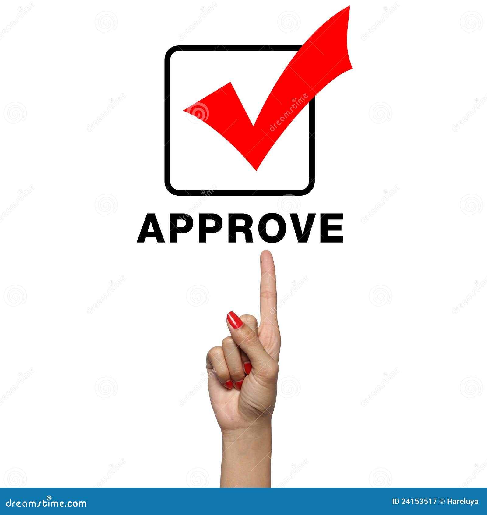 Approve Royalty Free Stock Photography - Image: 24153517 Approve Royalty Free Stock Photography - Image: 24153517