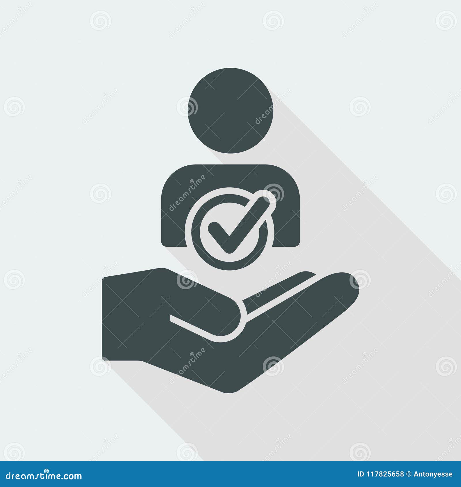 Approve Contact Request - Minimal Modern Icon Stock Vector ...