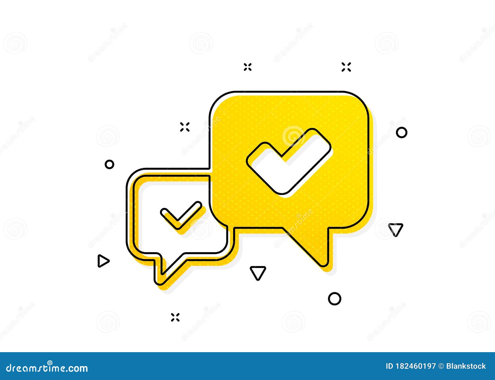 Approve Icon Vector. Accepted Document Illustration Sign. Guarantee ...