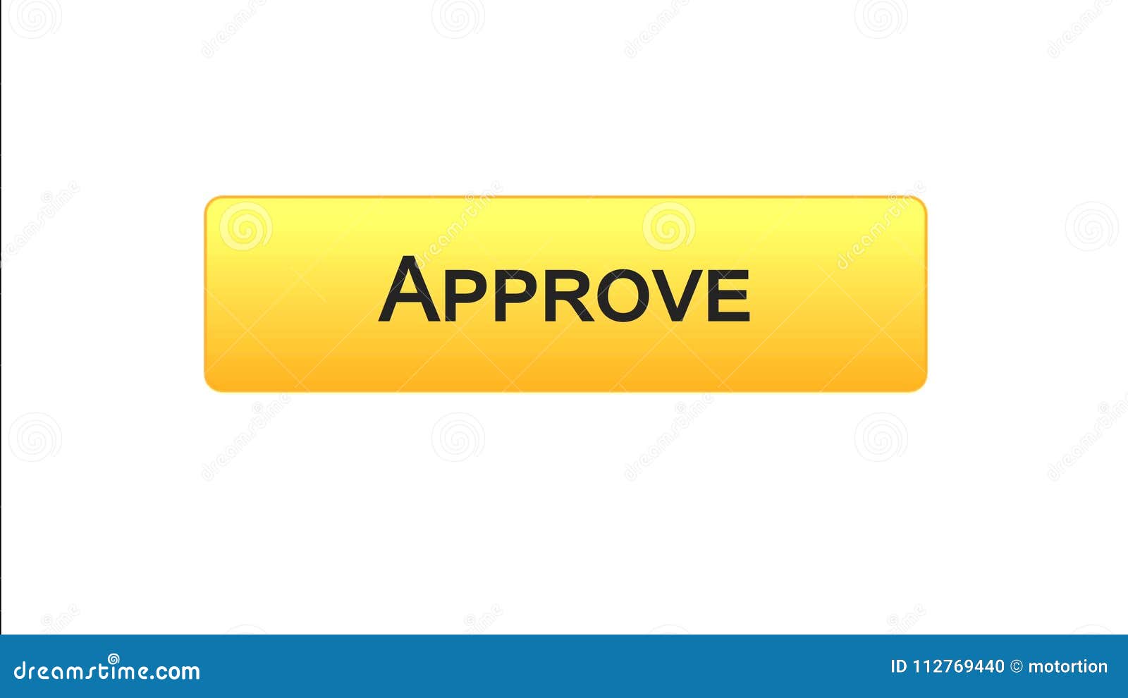 Approve Web Interface Button Orange Color, Accepted Application ...