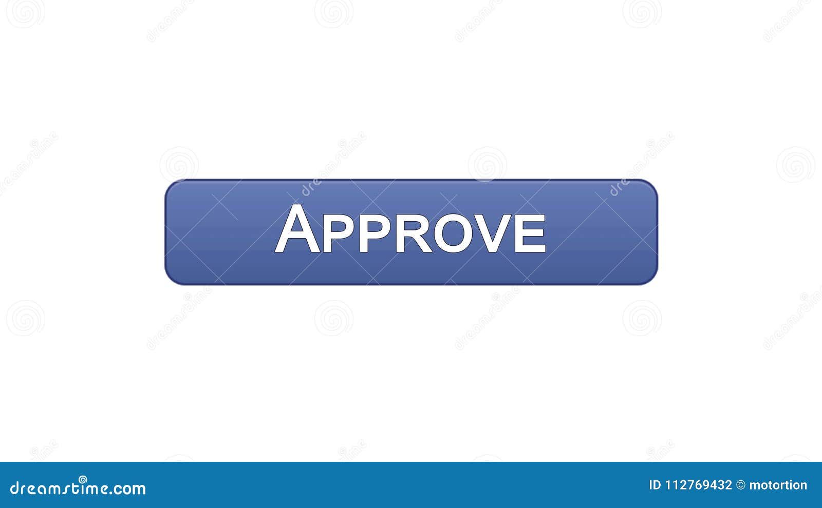 Approve Web Interface Button Violet Color, Accepted Application ...