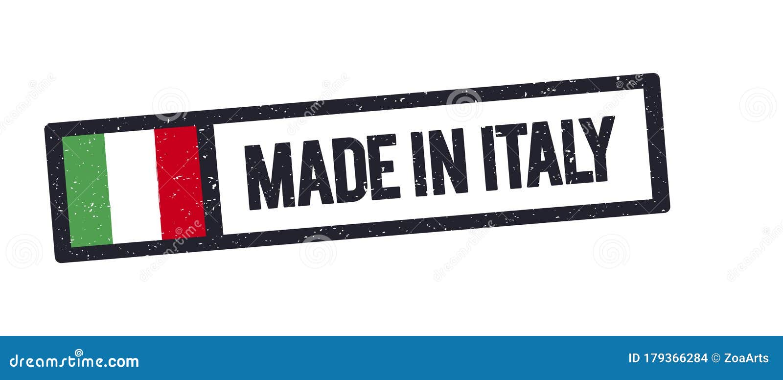 Vector Illustration Made in Italy Stamp with Italian Flag Stock Vector ...
