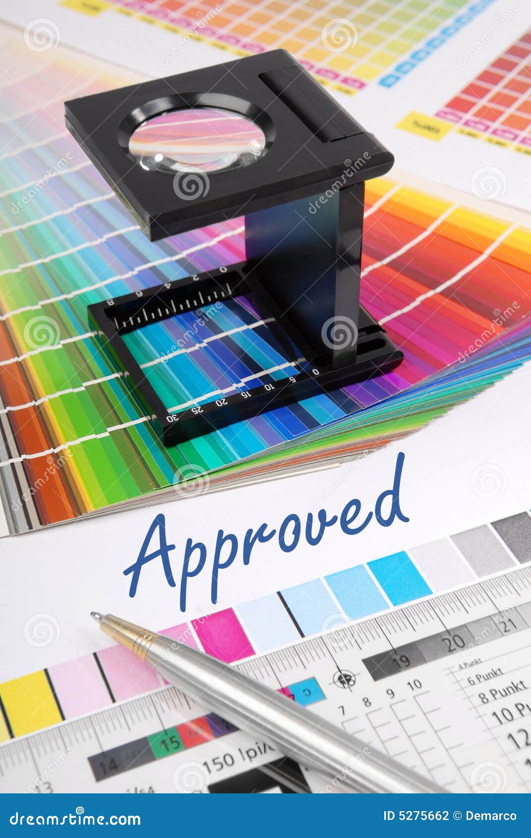 Approved stock photo. Image of press, advertising, approval - 5275662
