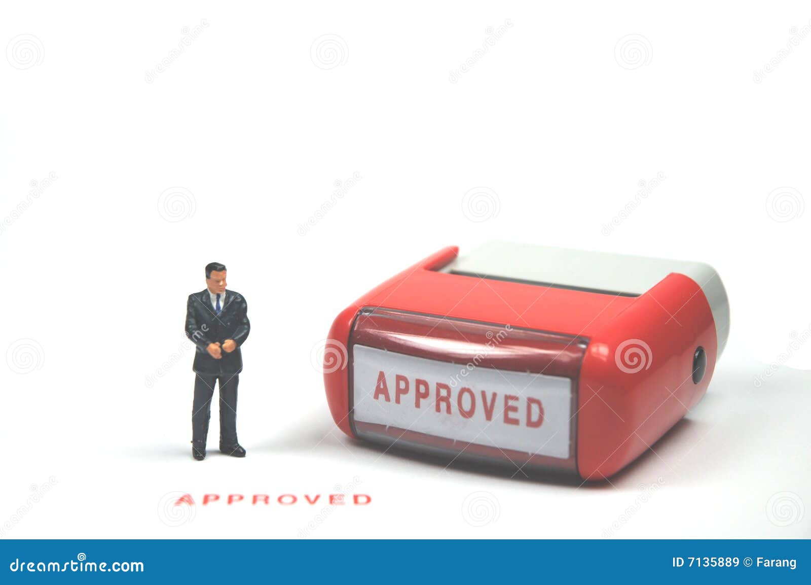 Approved stock image. Image of profession, applications - 7135889