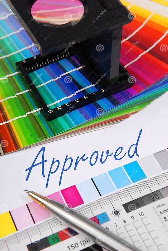 Approved stock image. Image of industry, printing, approval - 7185361