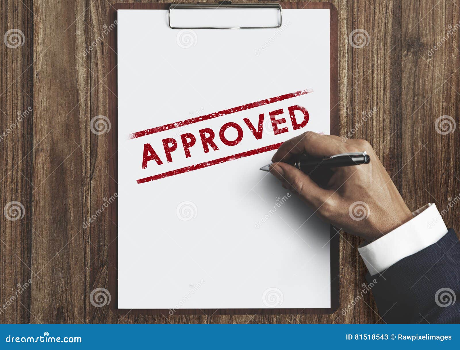 Approved Agreement Authorized Stamp Mark Concept Stock Image - Image of ...