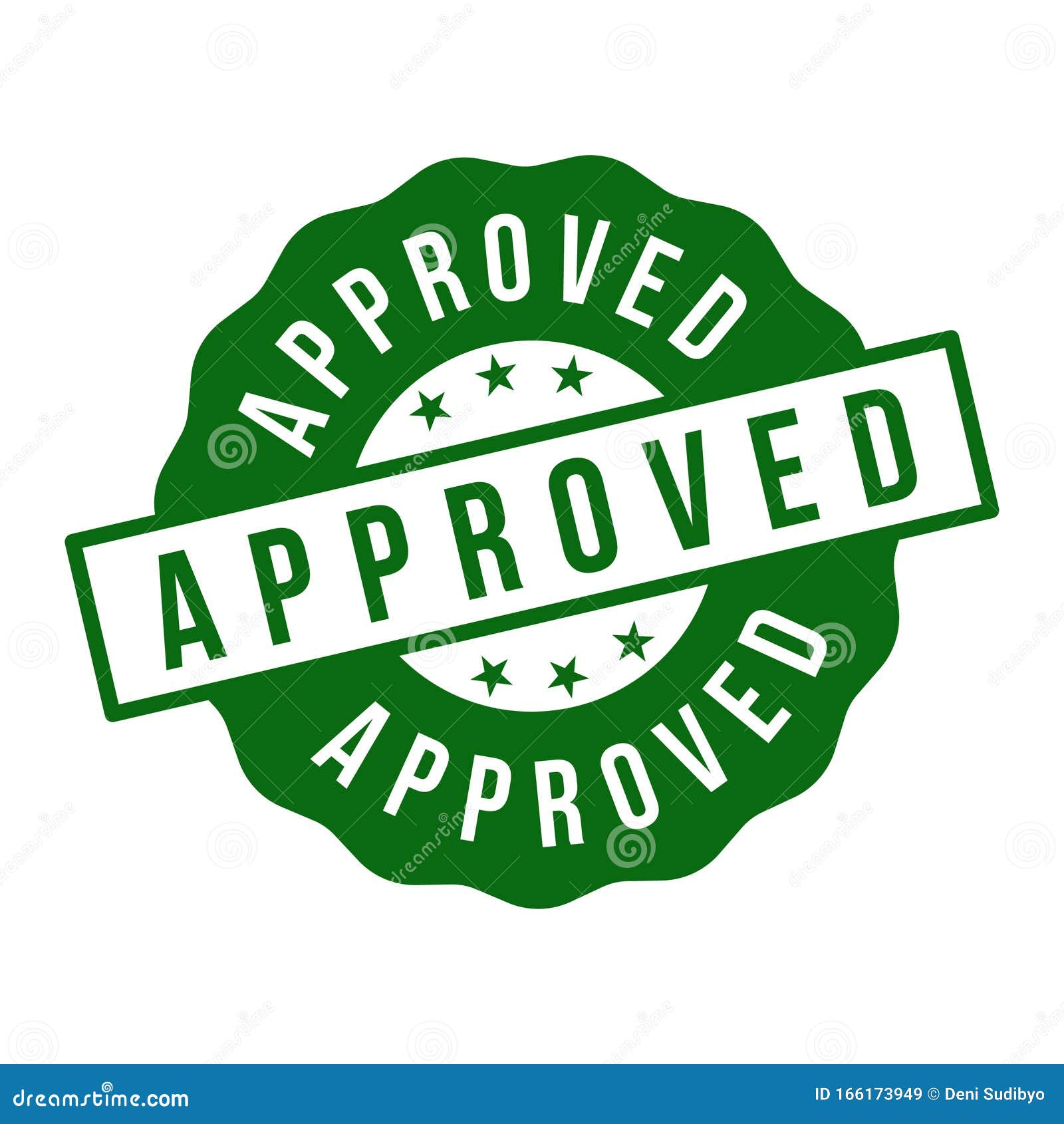 Approved Badge Sign Vector Design Templates Stock Vector - Illustration ...