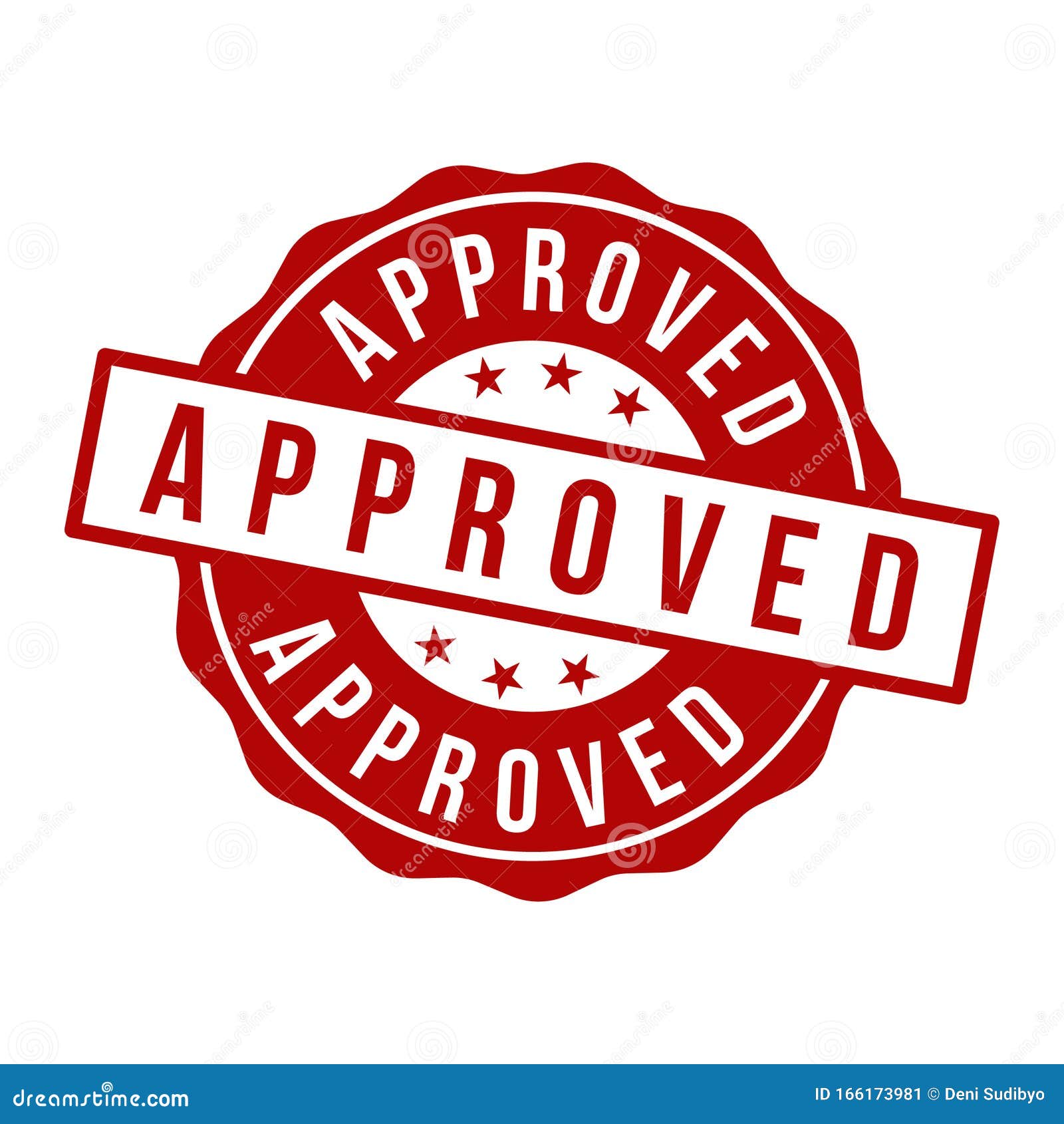 Approved Badge Sign Vector Design Templates Stock Vector - Illustration ...
