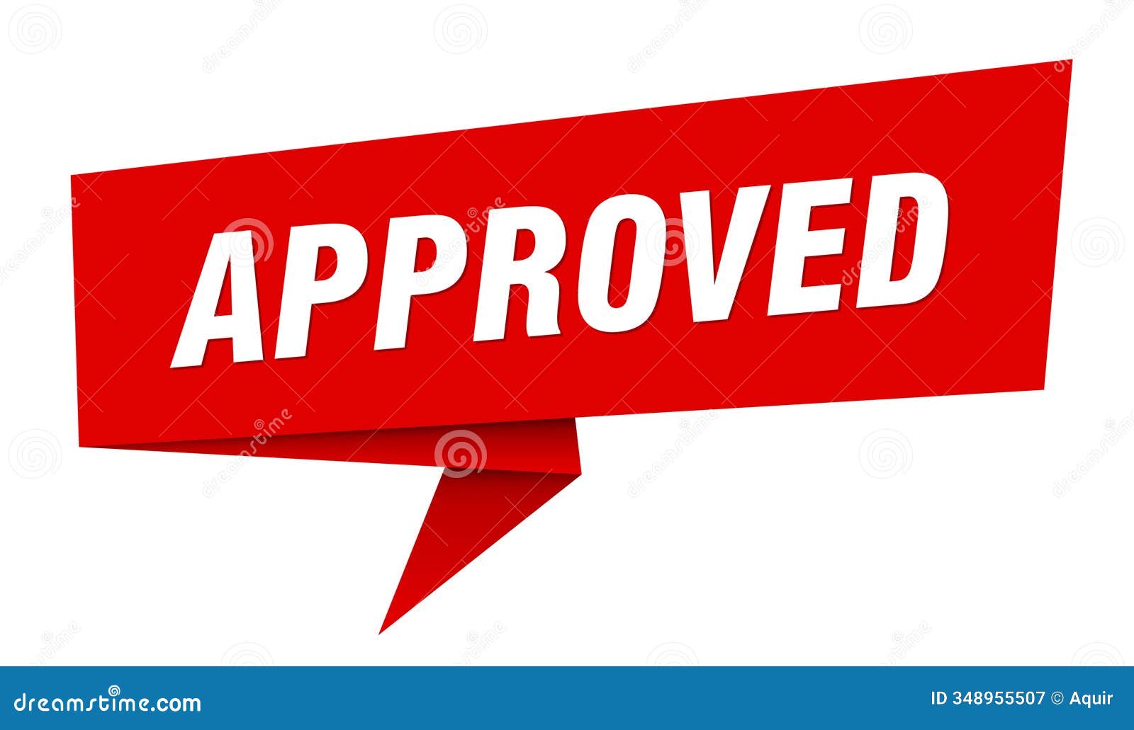 Approved Banner. Approved Speech Bubble, Label, Sticker, Sign Template ...