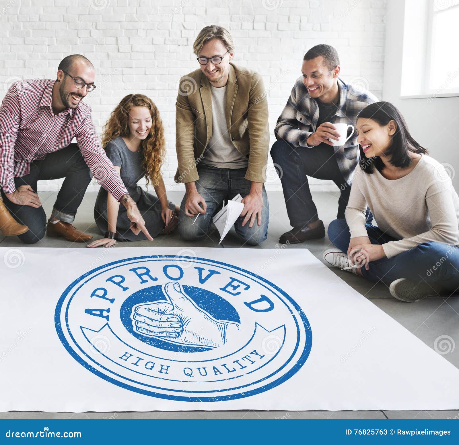 Approved Best Choice Quality Guarantee Exclusive Concept Stock Image ...