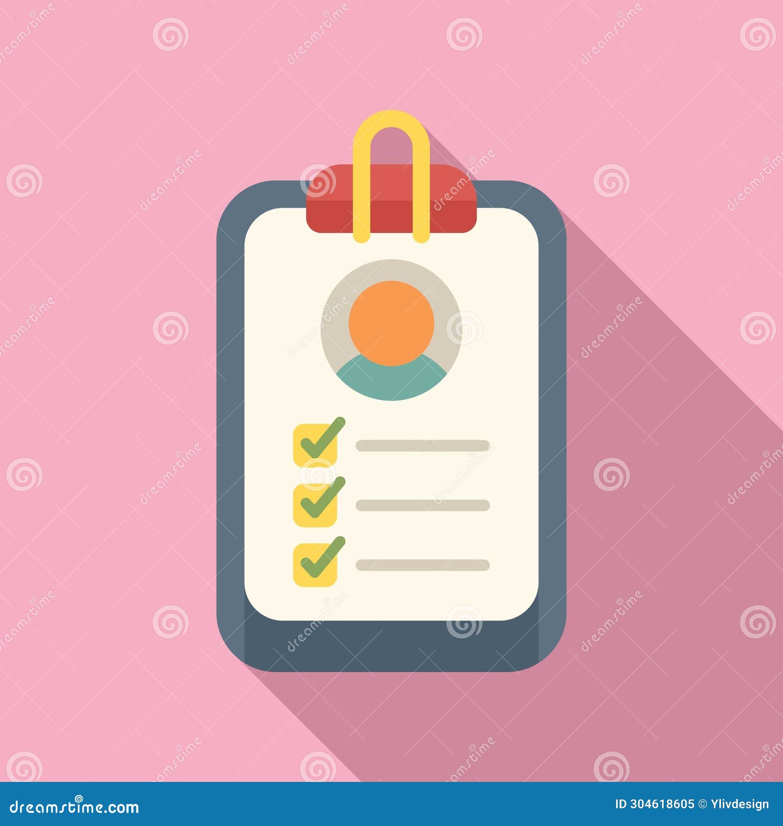 Approved Board Candidate Icon Flat Vector. New Cv Hr Stock Illustration ...