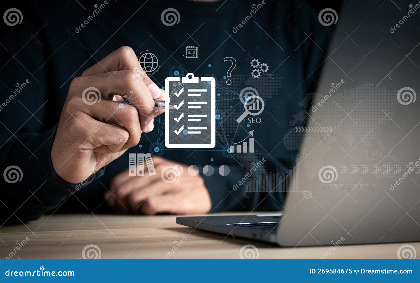 Digital Legal Document Concept. Stock Image - Image of workplace ...