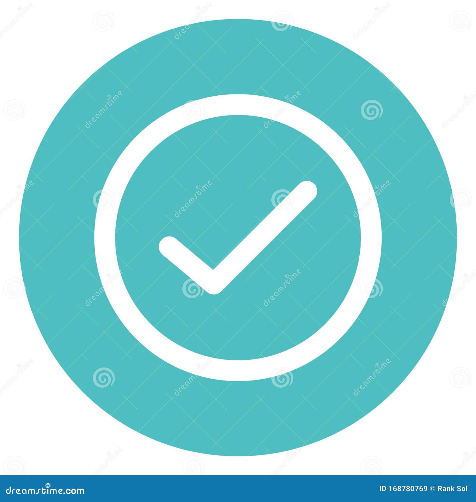 Approved, Check Bold Vector Icon Which Can Be Easily Edited or Modified ...