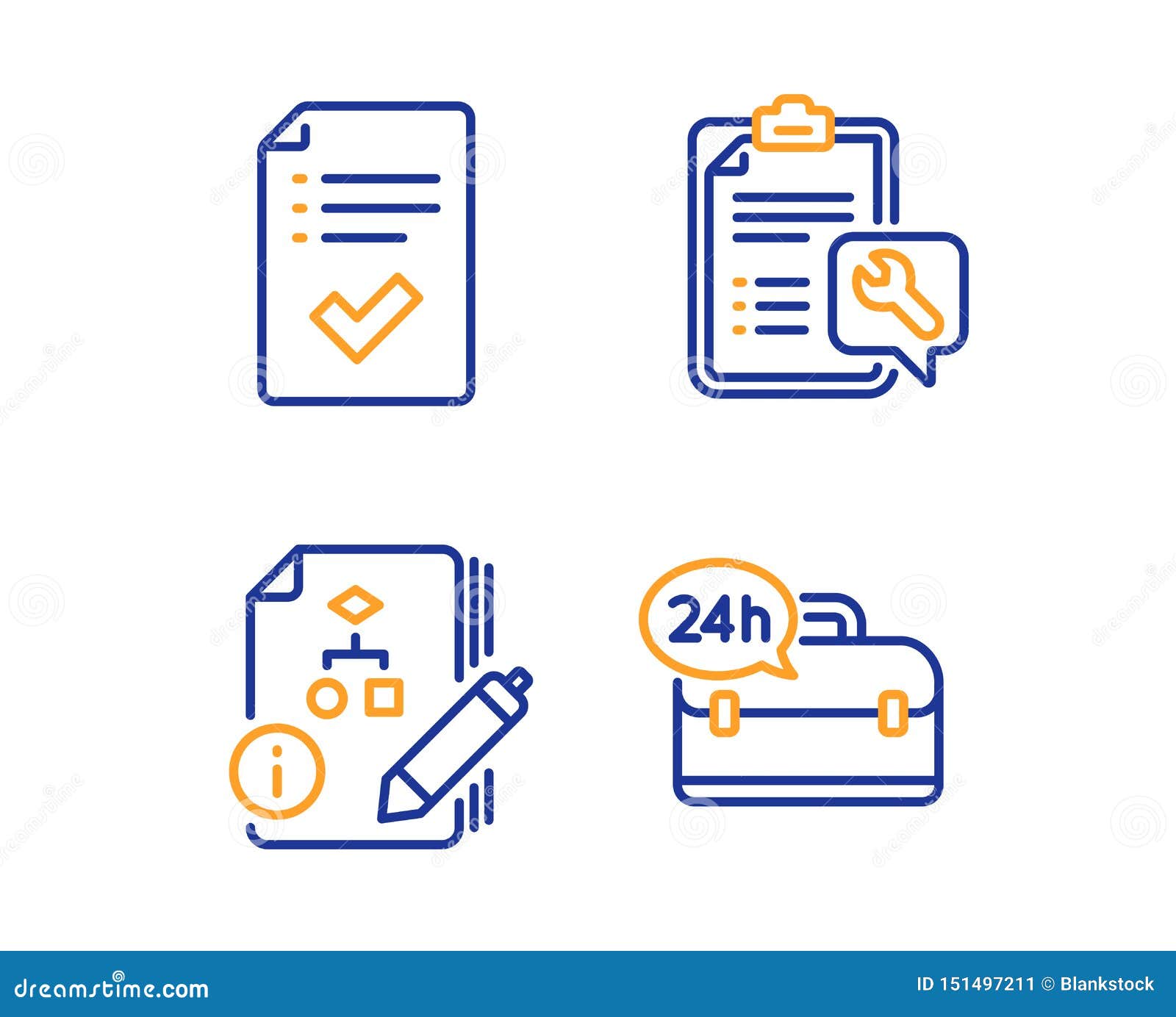 Algorithm Icons Represented By Gear And Flowcharts Cartoon Vector ...