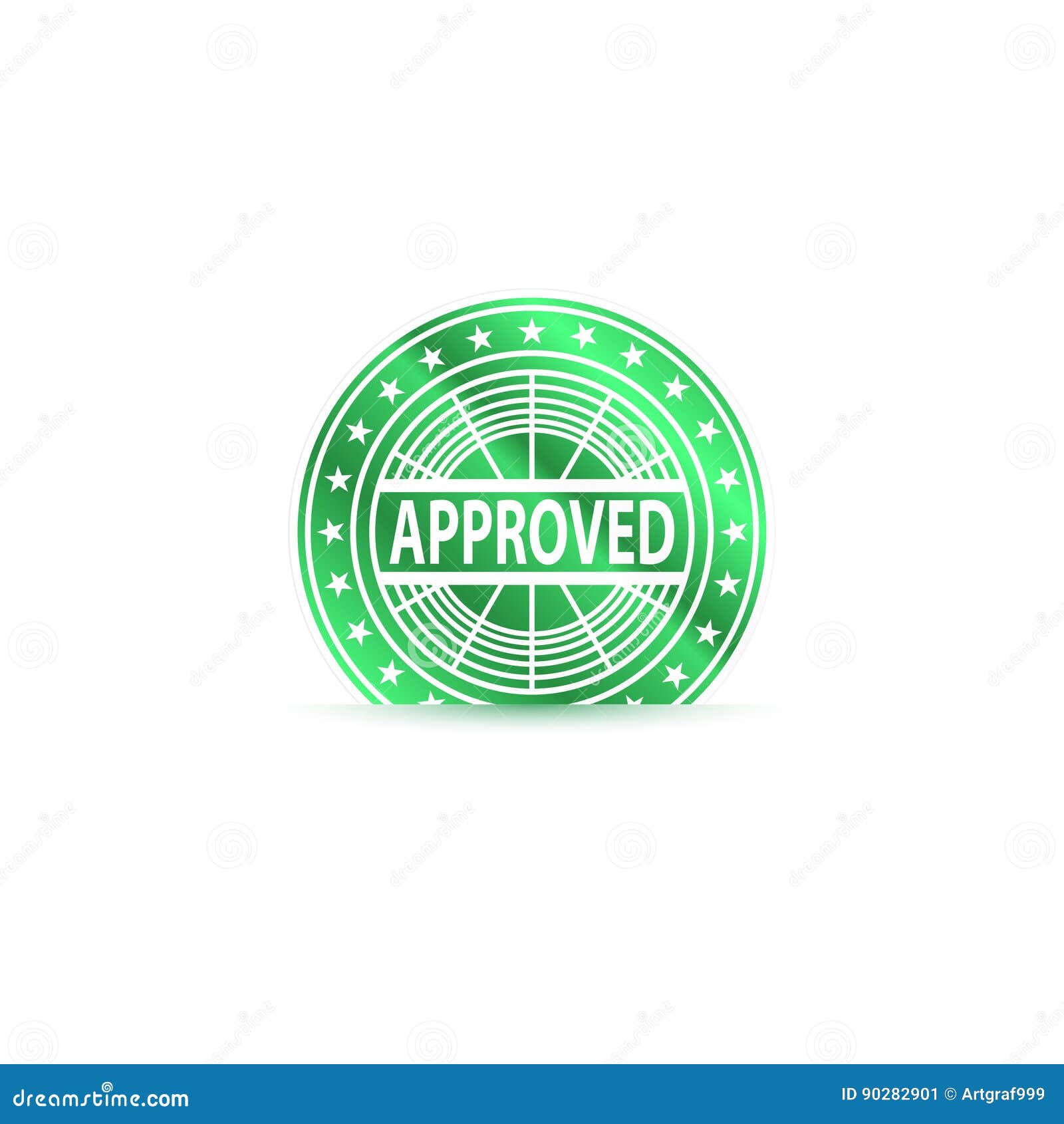 Approved Chip. Success Concept Stock Vector - Illustration of element ...