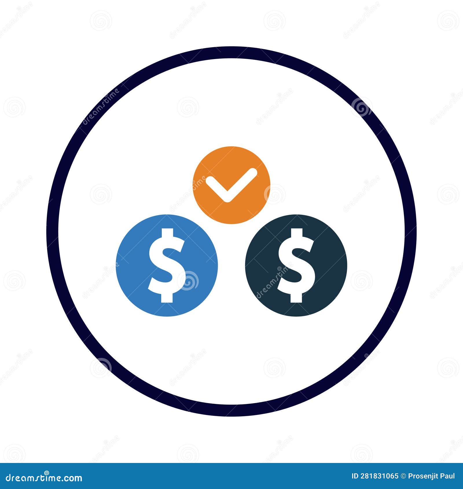 Approved, Choice, Financial, Approved Payment Icon Stock Vector ...