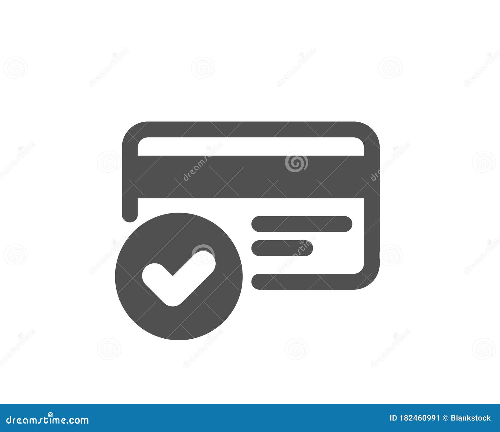 Approved Credit Card Icon. Accepted Payment Methods Sign. Vector Stock ...