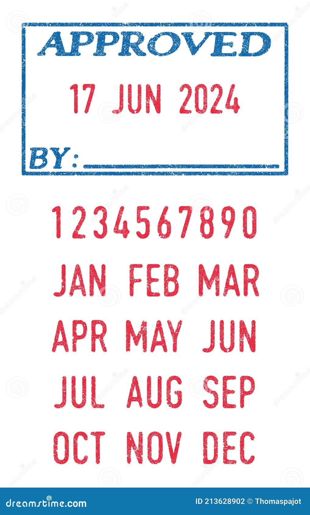 Approved and Dates Ink Stamp Stock Vector - Illustration of accepted ...