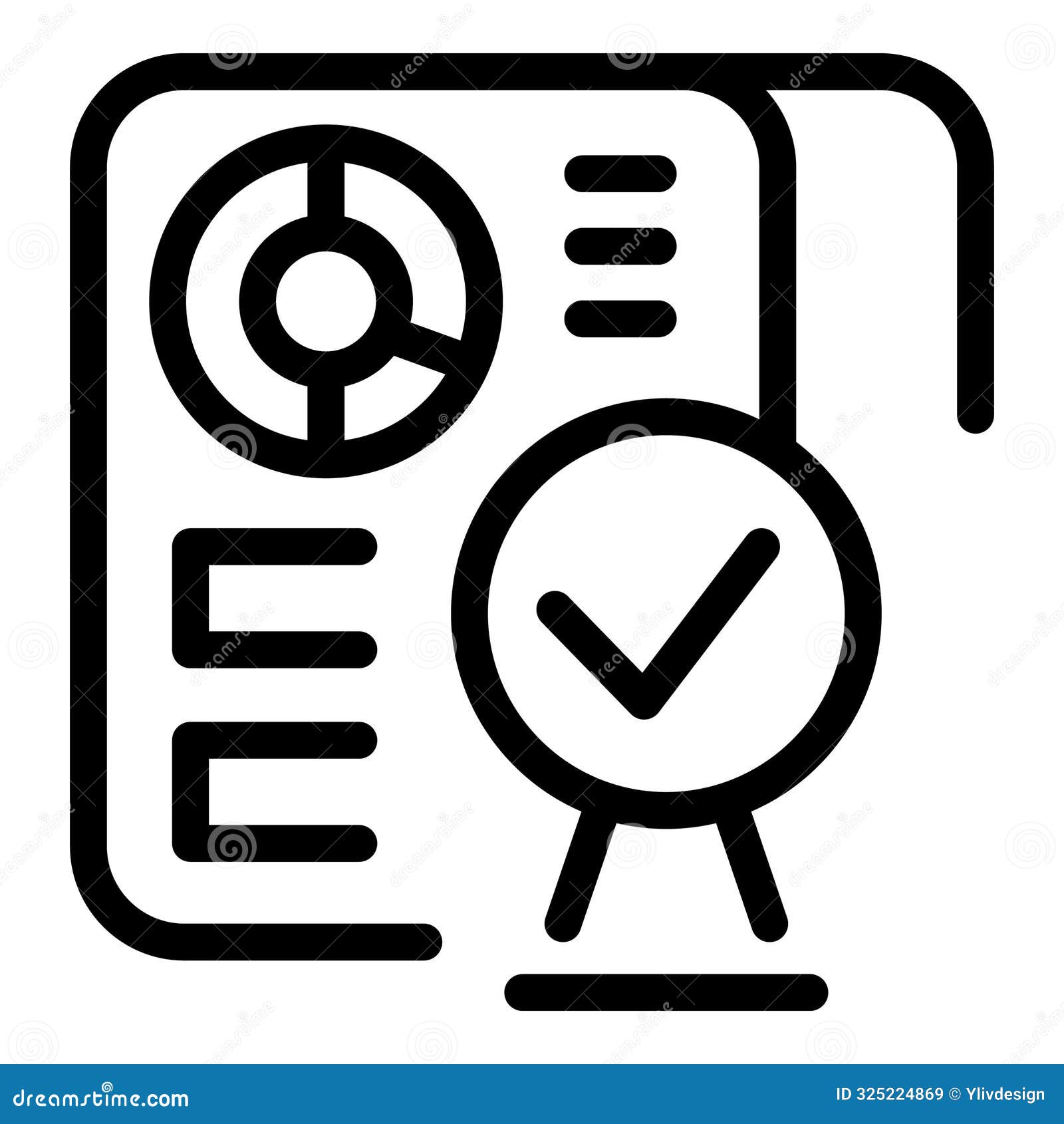 Approved Document with Checked Symbol for Quality Control Stock Vector ...