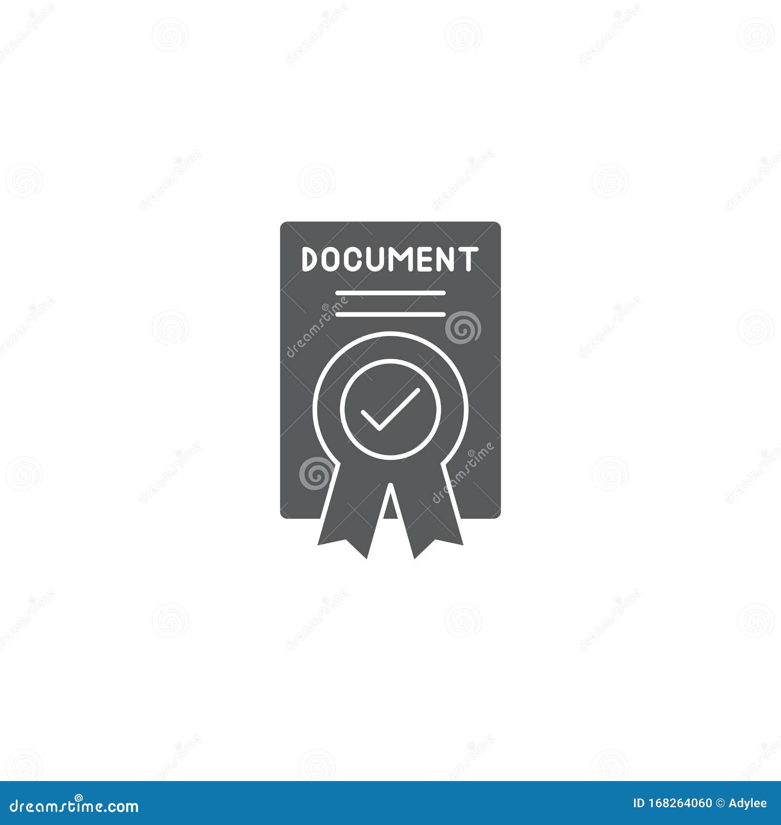Approved Document File Vector Icon Symbol Isolated on White Background ... Approved Document File Vector Icon Symbol Isolated on White Background ...