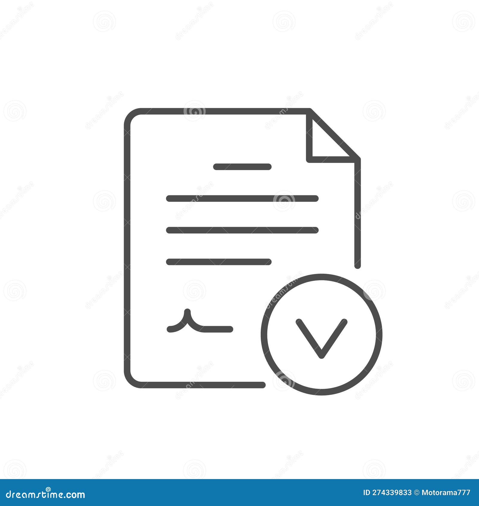 Approved Document Icon In Comic Style. Authorize Cartoon Vector ...