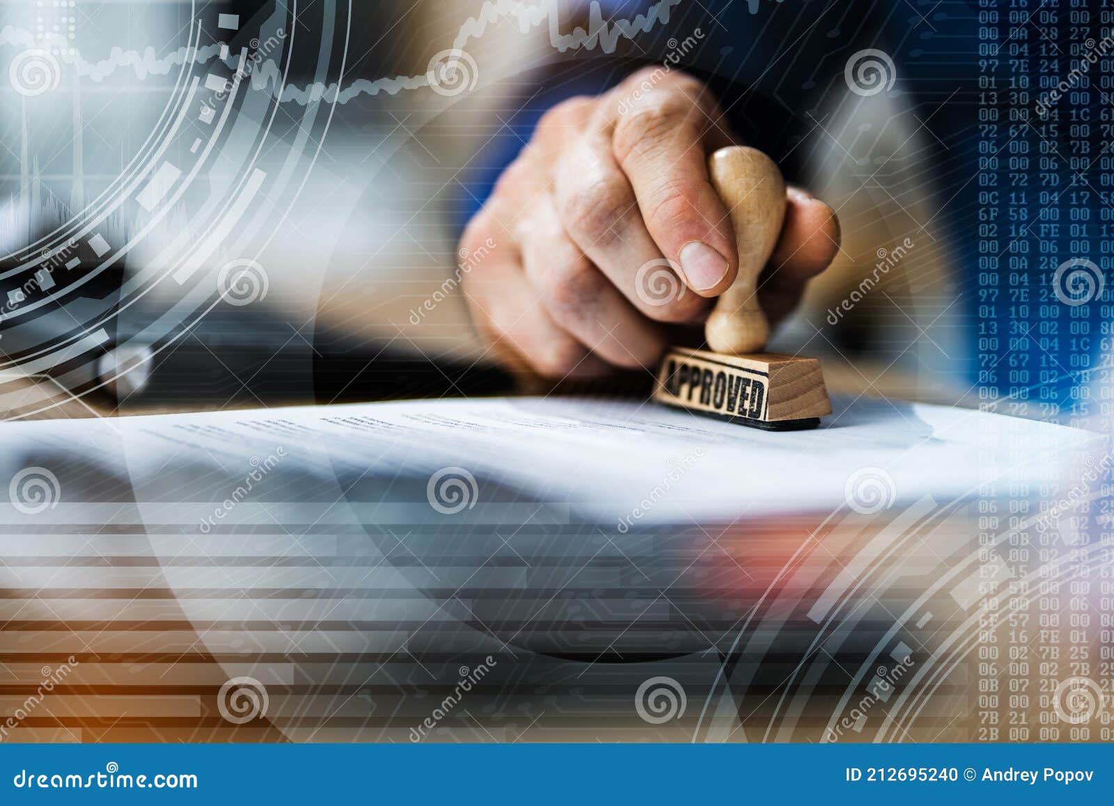 Certificate Stamp Digital Approved Stock Photos - Free & Royalty-Free ...