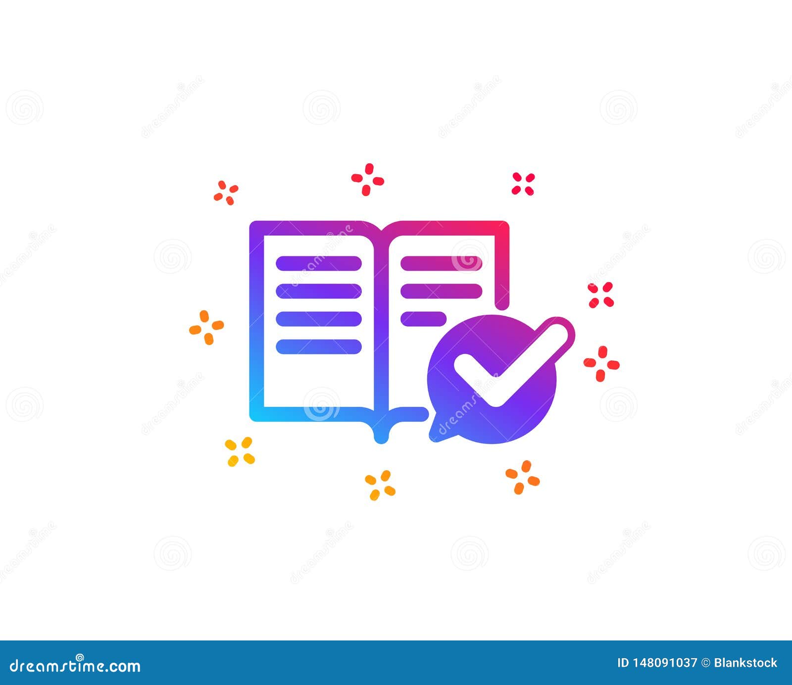 Approved Documentation Icon. Accepted or Confirmed Sign. Vector Stock ...