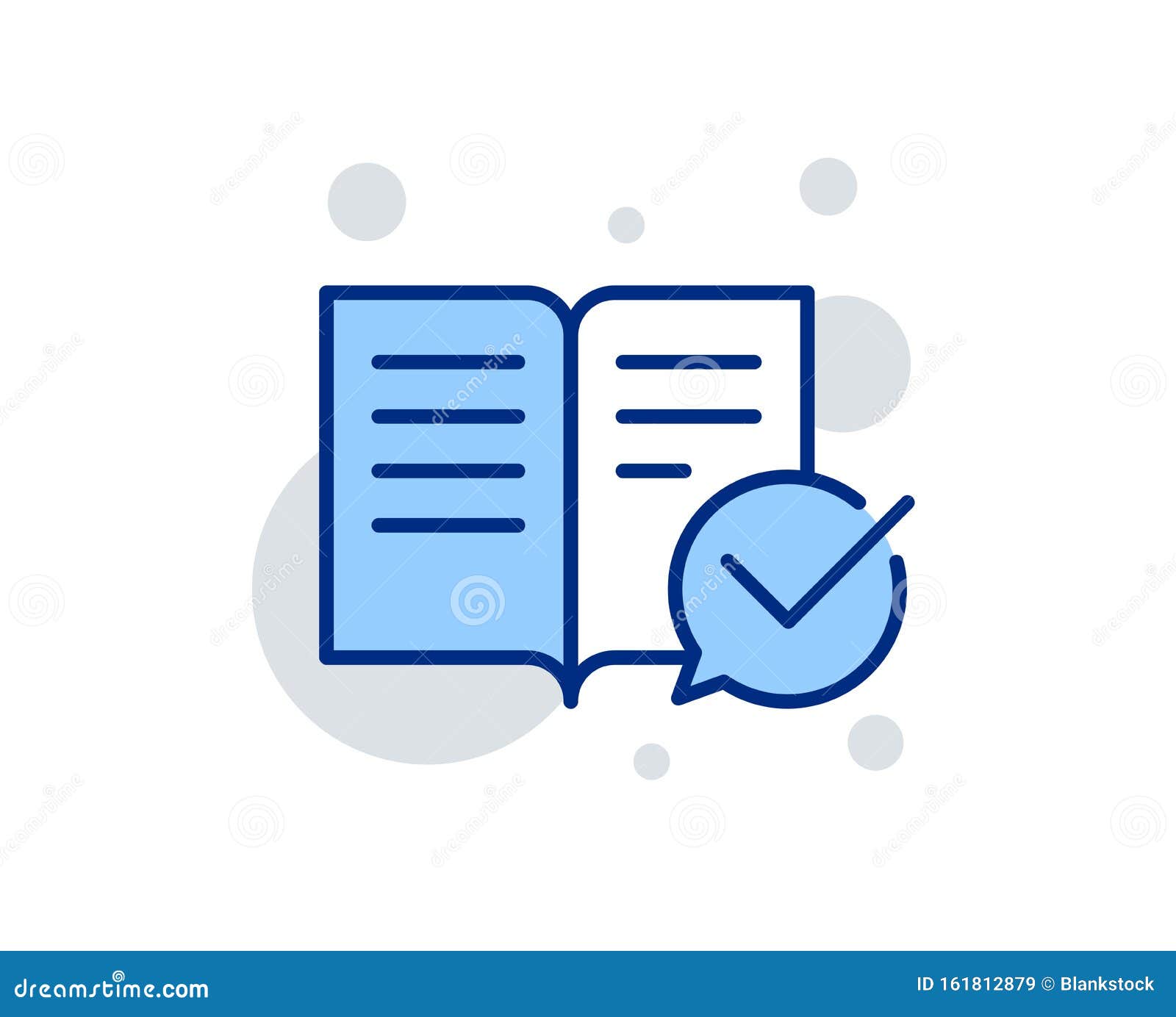 Approved Documentation Line Icon. Accepted or Confirmed Sign. Vector ...