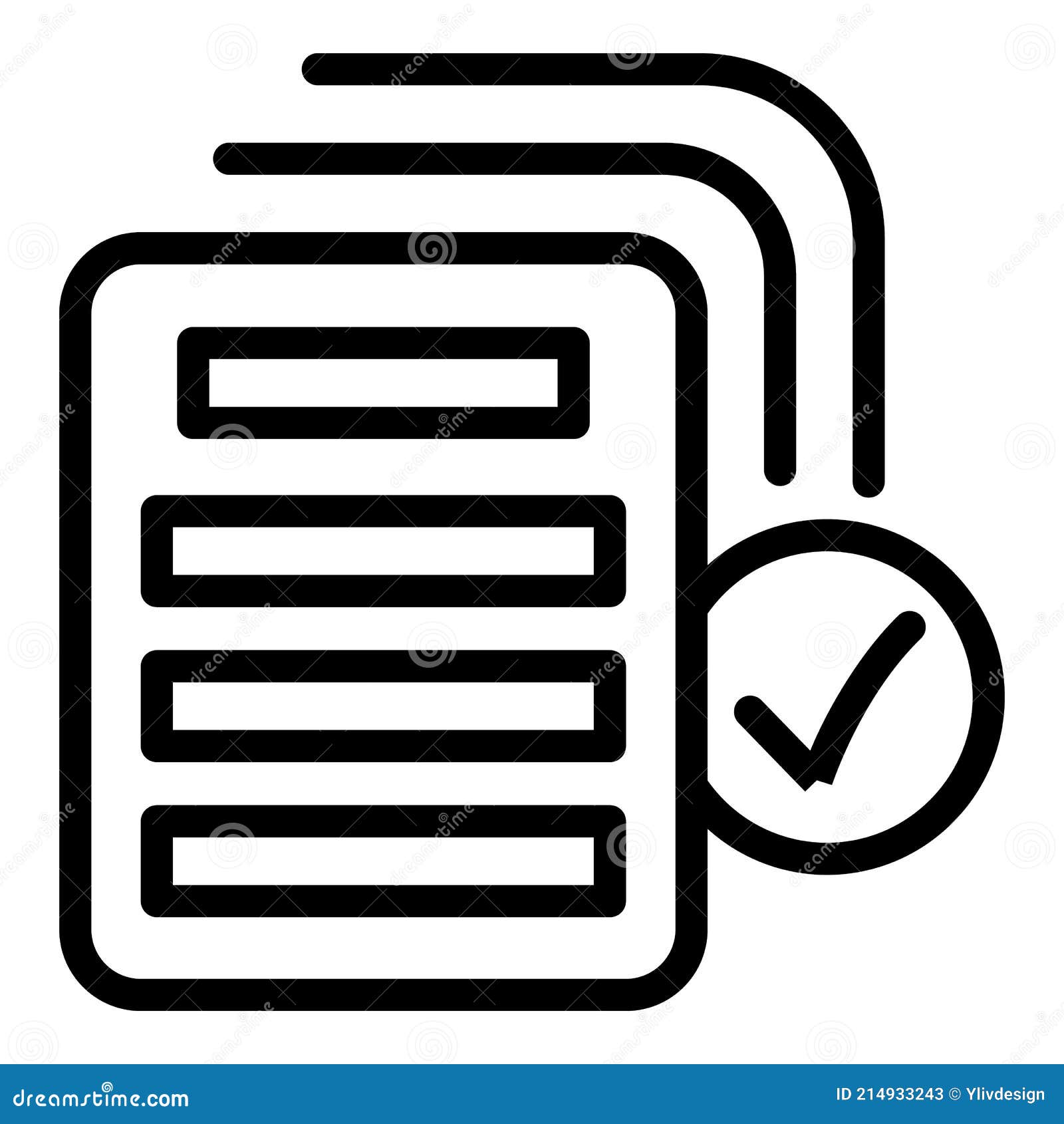 Approved Documents Icon, Outline Style Stock Vector - Illustration of ... Approved Documents Icon, Outline Style Stock Vector - Illustration of ...