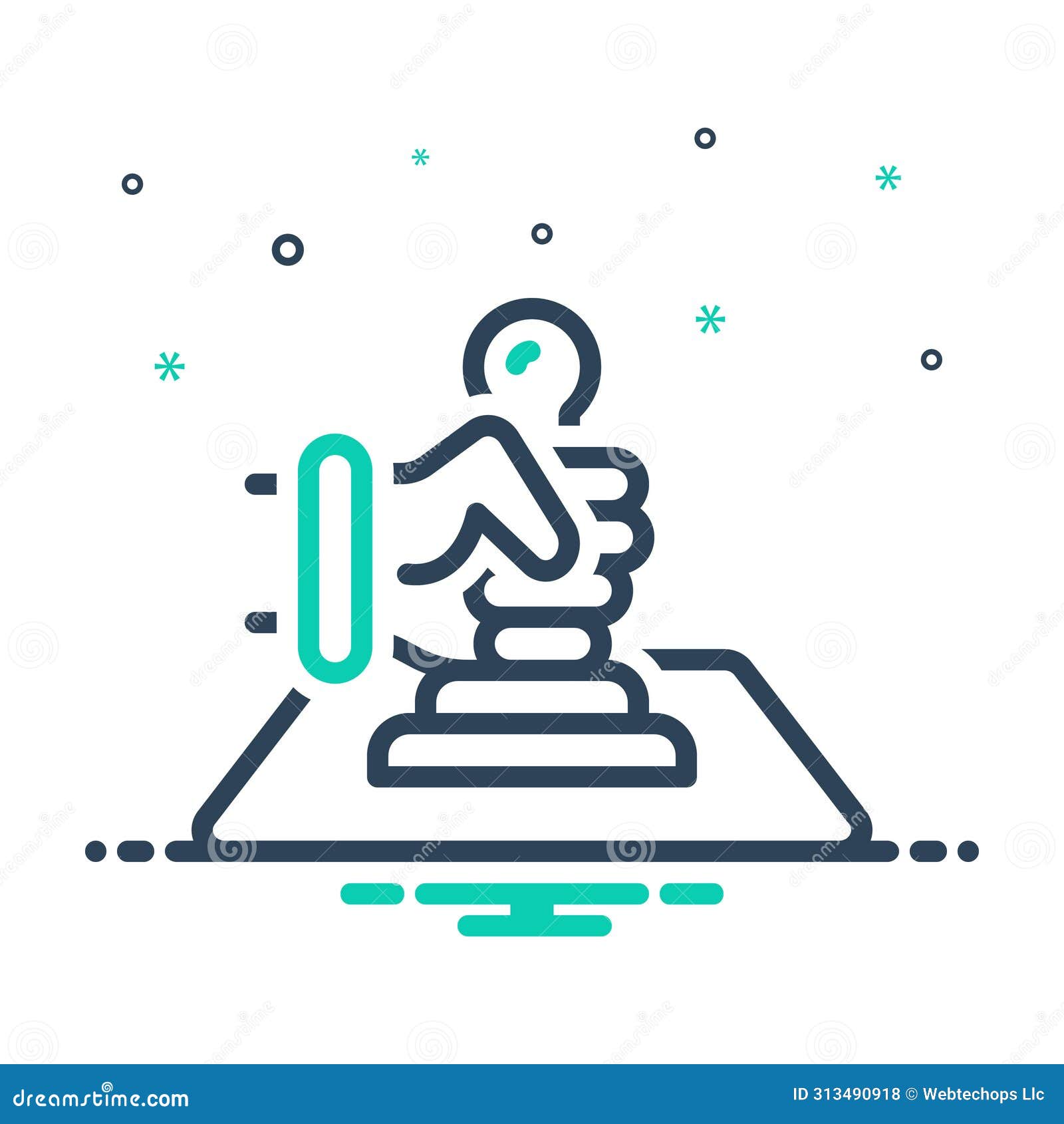 Mix Icon for Approved, Stamp and Agreed Stock Vector - Illustration of ...