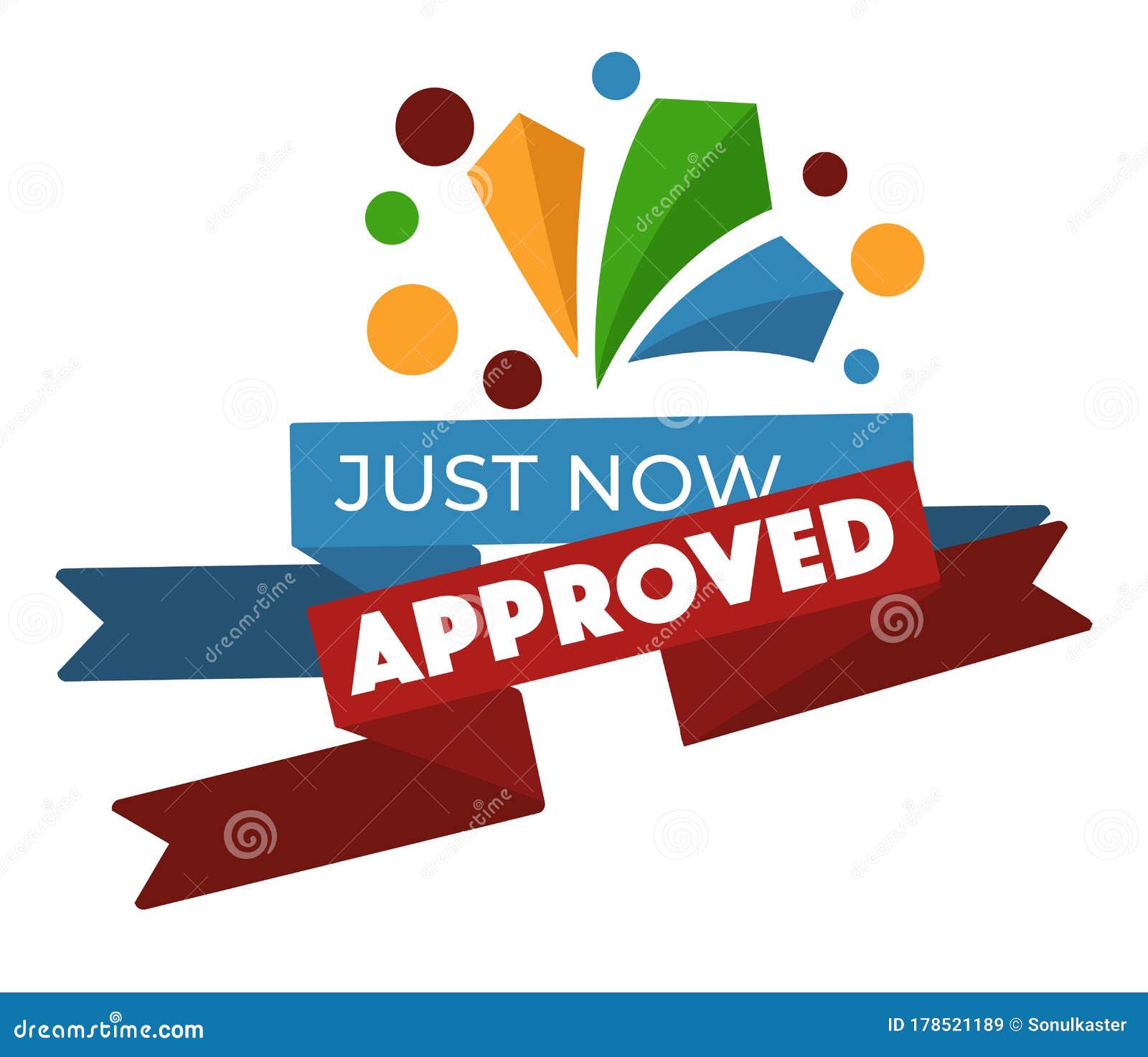 Validated Banner Template. Ribbon Label Sign. Sticker Vector ...