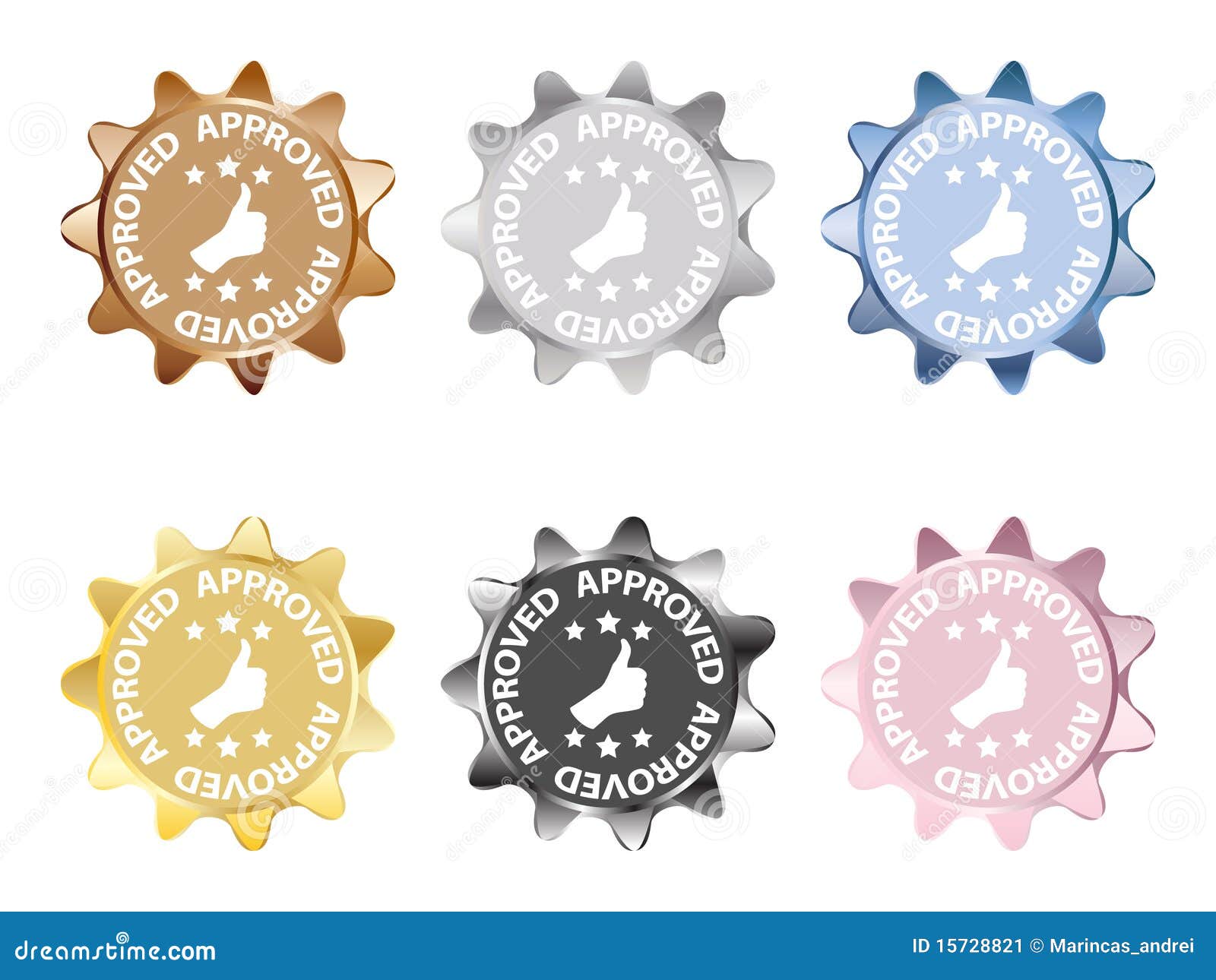 Approved label stock vector. Illustration of achieve - 15728821