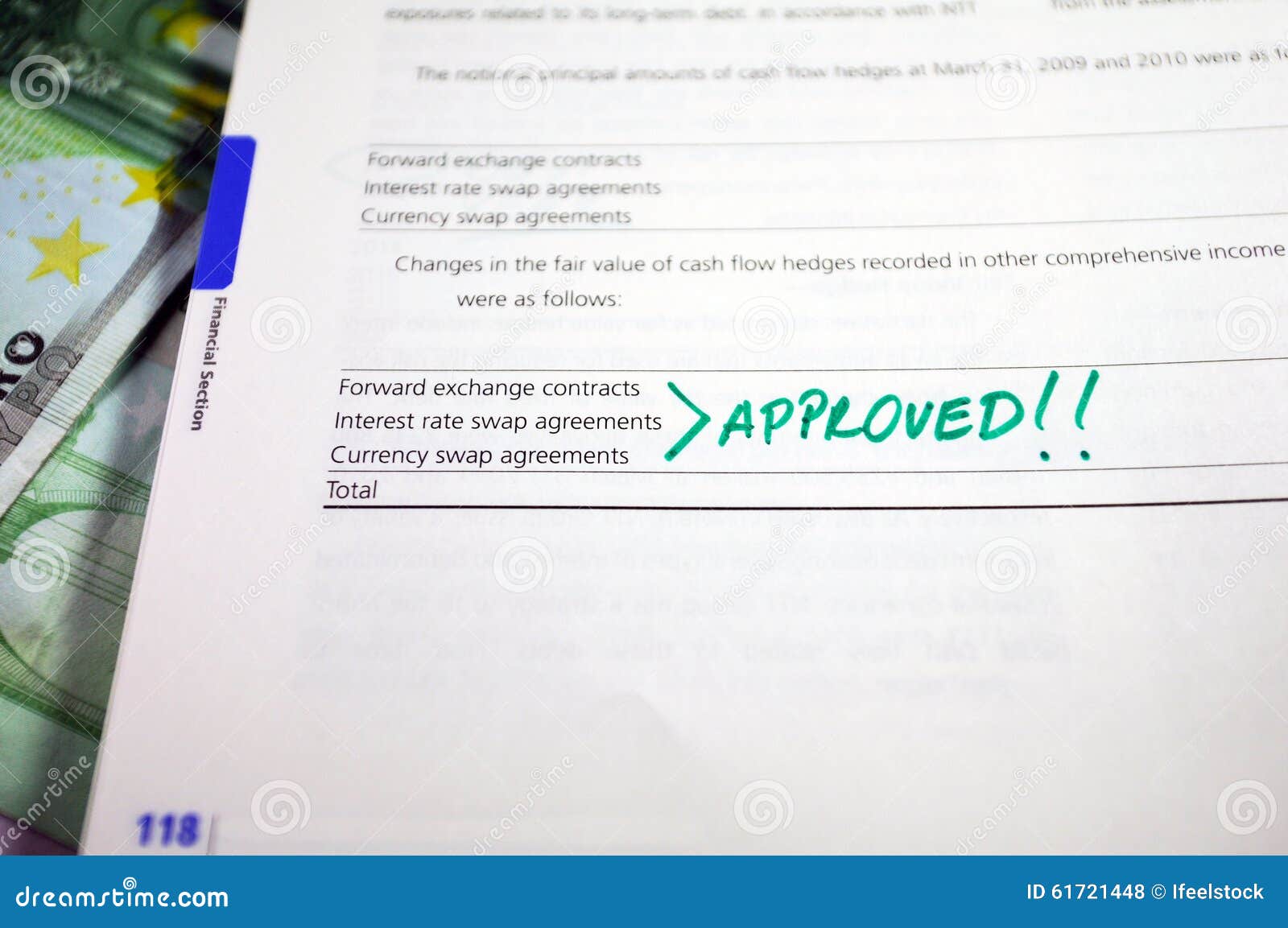 Approved Mark in Anual Report Stock Photo - Image of global, brochure ... Approved Mark in Anual Report Stock Photo - Image of global, brochure ...
