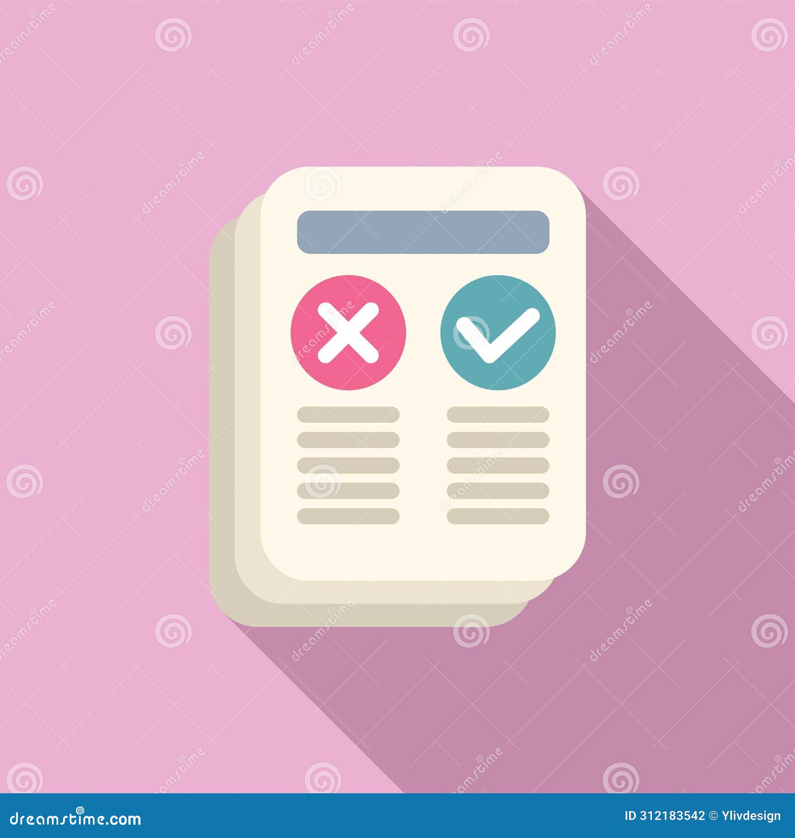 Approved or Not Review Icon Flat Vector. Satisfaction Level Stock ...