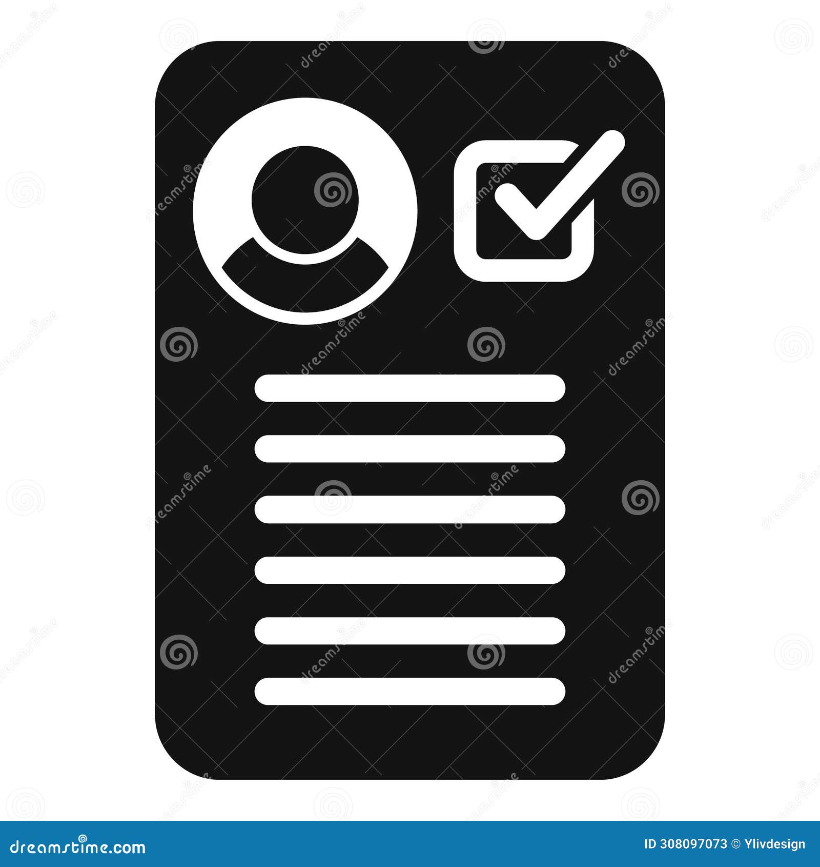 Approved Paper Icon Simple Vector. Server Process Stock Illustration ...